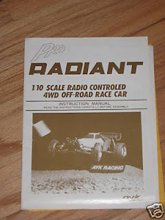 AT Vintage RC: KYOSHO / AYK / ASSOCIATED / TECNACRAFT: AYK PRO RADIANT