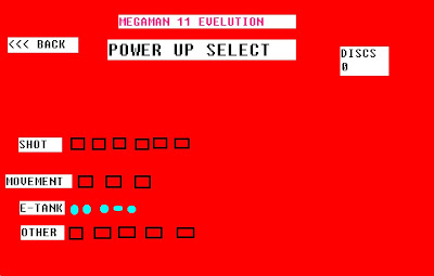 Mega man 10: Megaman 11 evolution pause aka weapon select