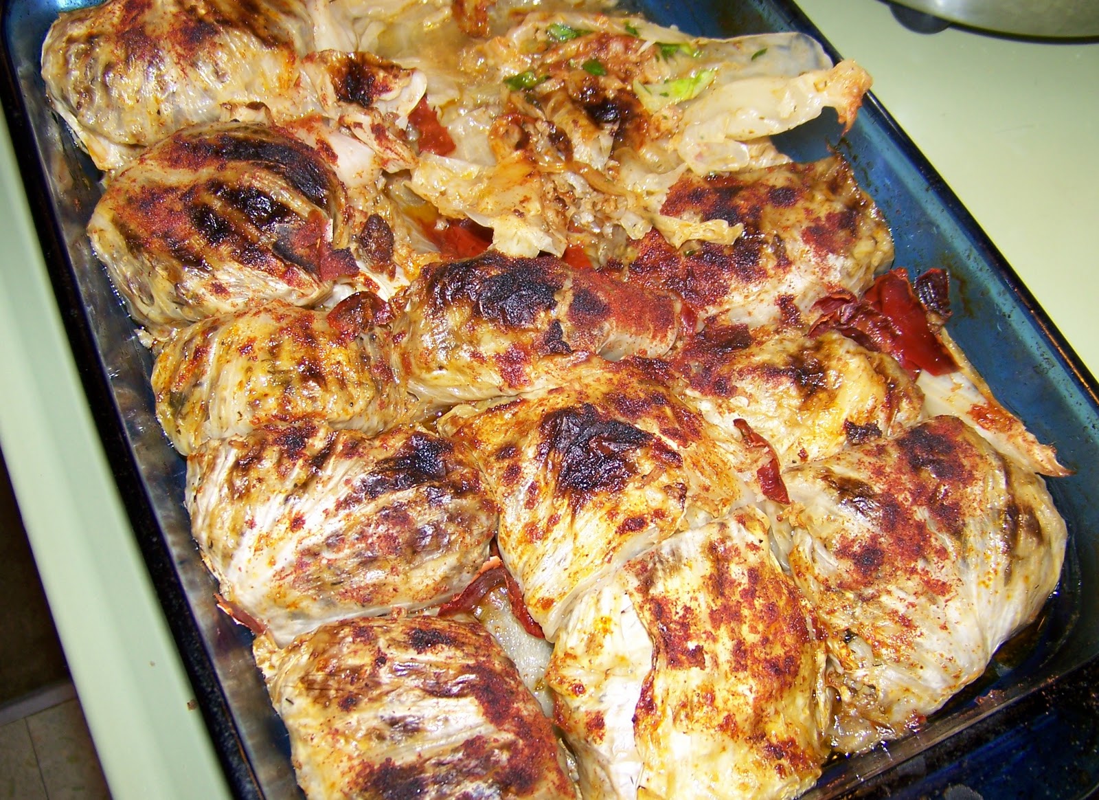 Eclectic Cuisine: Stuffed vine or cabbage leaves / Cabbage rolls