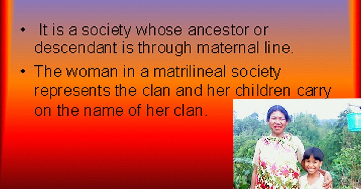 Matrilineal Society