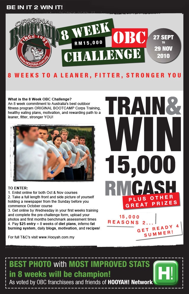 ORIGINAL BOOTCAMP MALAYSIA 8 WEEK CHALLENGE!!! | Stay tuned