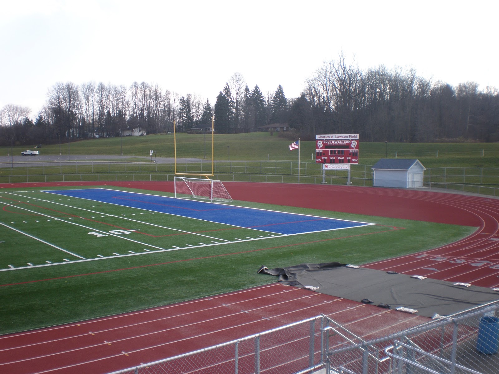 The Class of '66: Photos of the new track and football field, courtesy ...