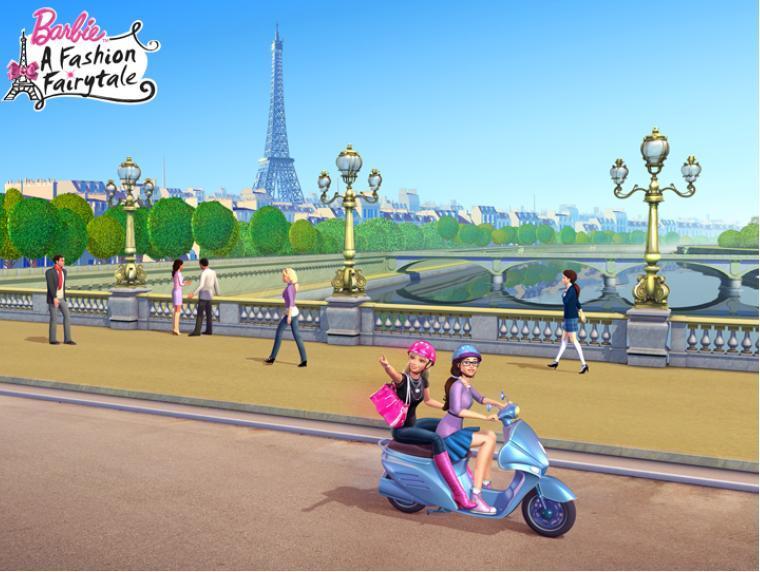 Barbie: Imagenes de Barbie Moda Mágica en París