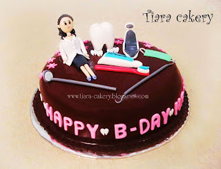 Tiara Cakery: - DENTIST b'day cake