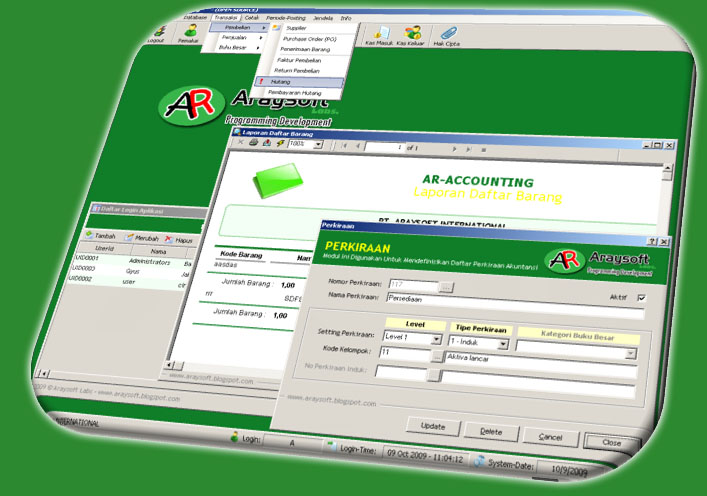 Araysoft Labs: AR-General Ledger (Accounting Software)