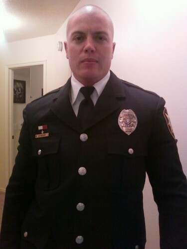 **Love**: Shawn In His Dress Uniform For The PD (Police Department)