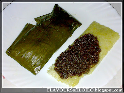 Home made suman latik