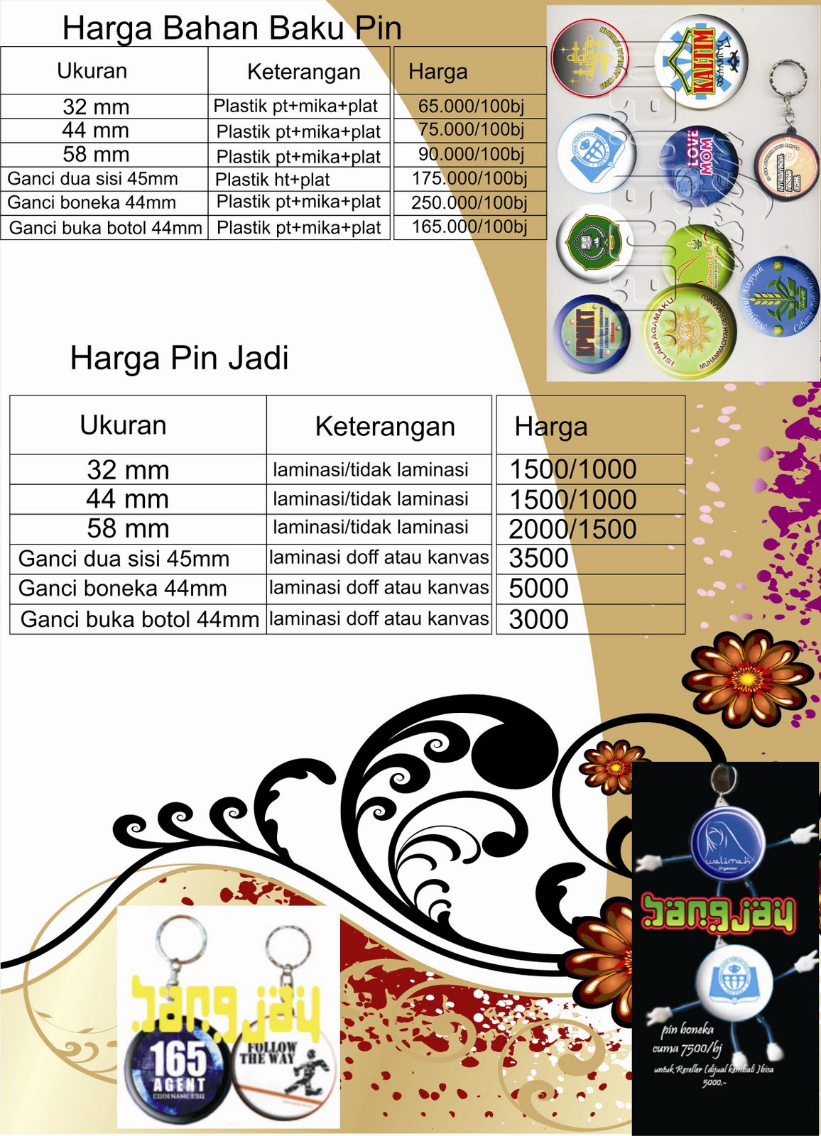 Katalog ~ Pin Murah dan Berkualitas