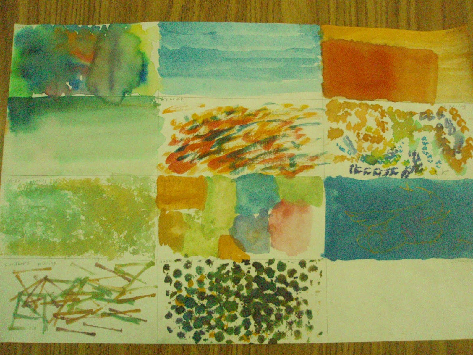 Ms. Matsuoka's Art Room: 5th Grade Watercolor Experimentations