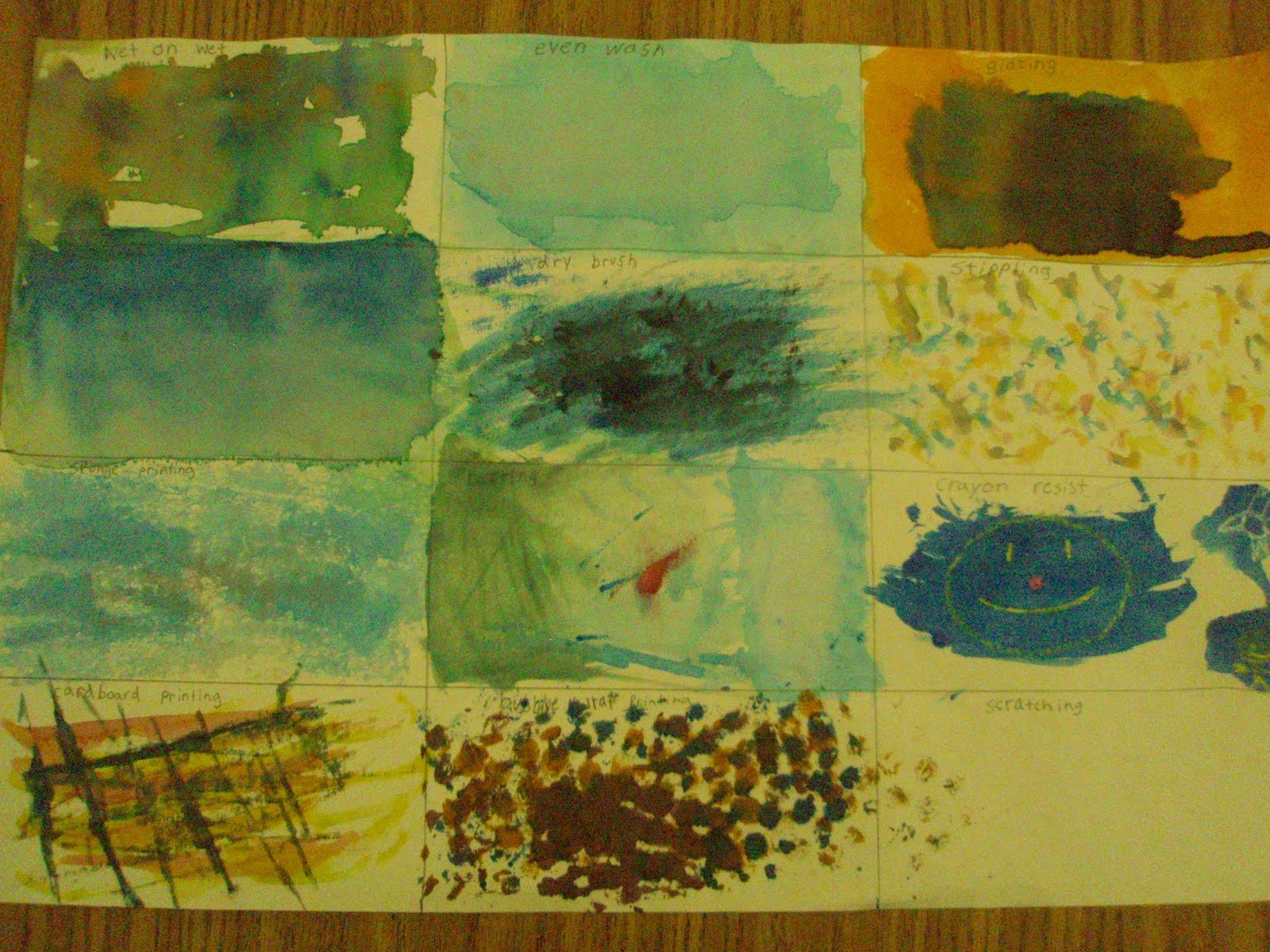Ms. Matsuoka's Art Room: 5th Grade Watercolor Experimentations