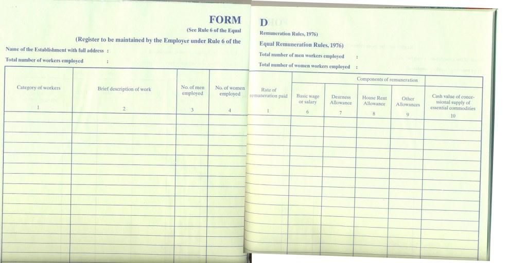 Human Resource Development: Various Muster Roll