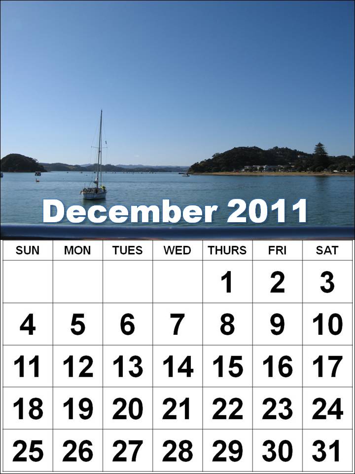 The Symphony of Life: calendar december 2011