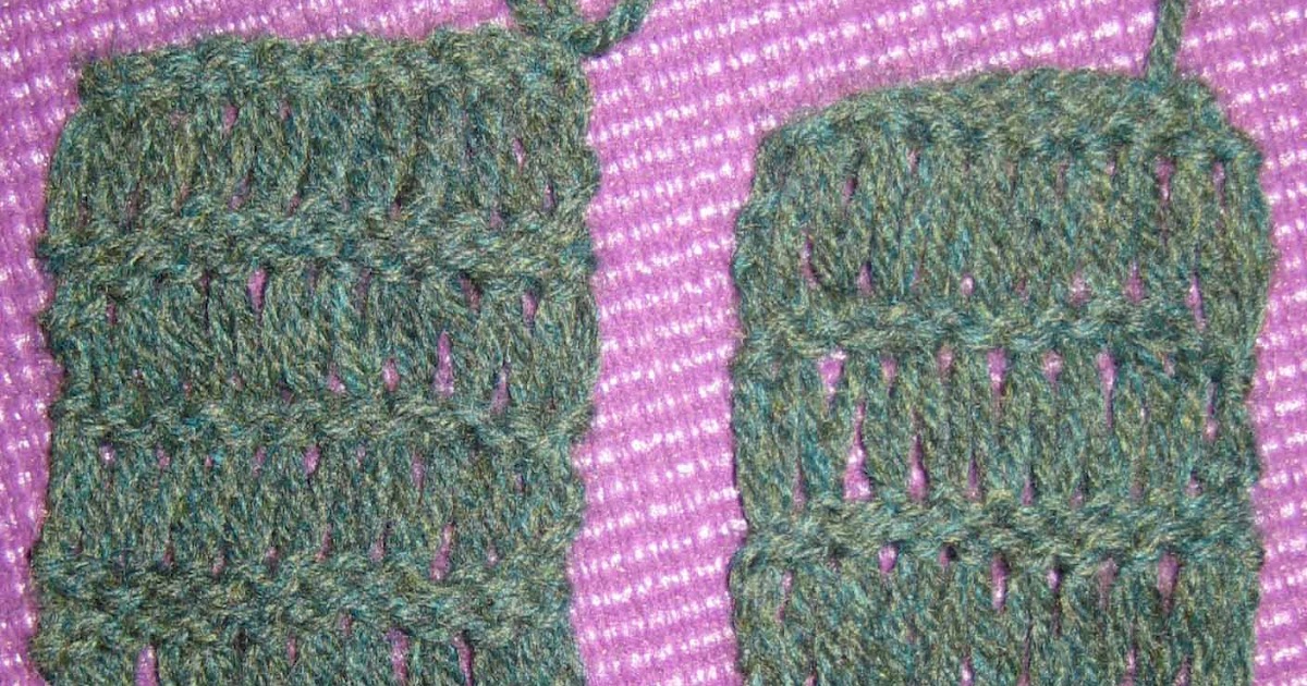 ChemKnits: Swatches - designing a dropped-loop scarf