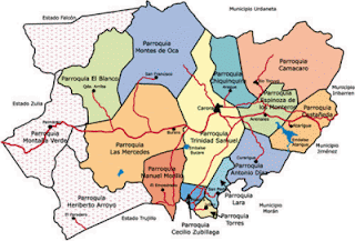 estado-Zulia: Mapa politico del estdo Zulia,Municipios y Parroquias