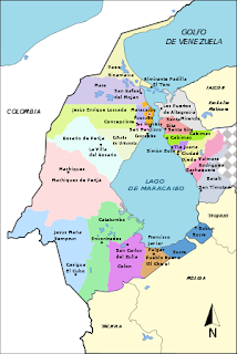 estado-Zulia: Mapa politico del estdo Zulia,Municipios y Parroquias