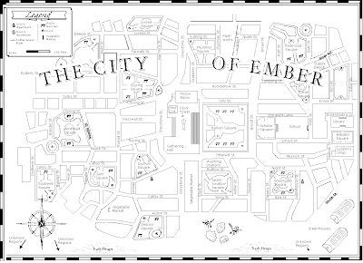 The City of Ember: Map of Ember