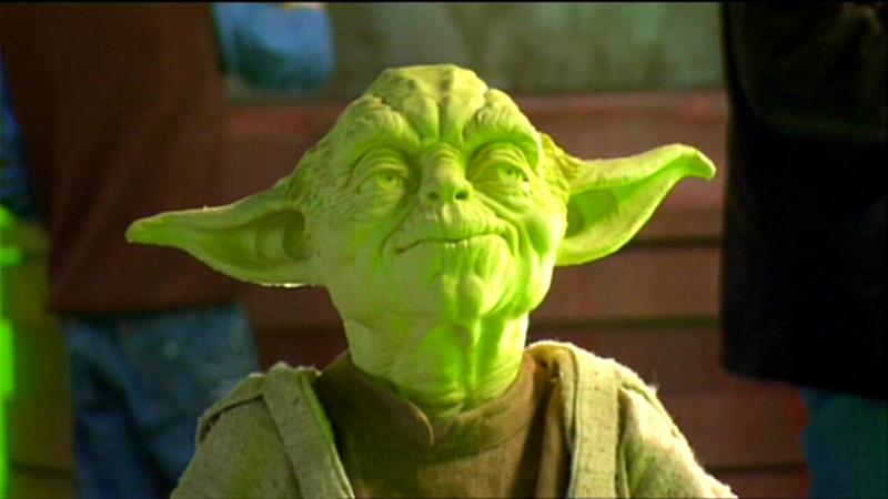 STAR WARS AFICIONADO WEBSITE: CLASSIC IMAGE: FLUORESCENT YODA!