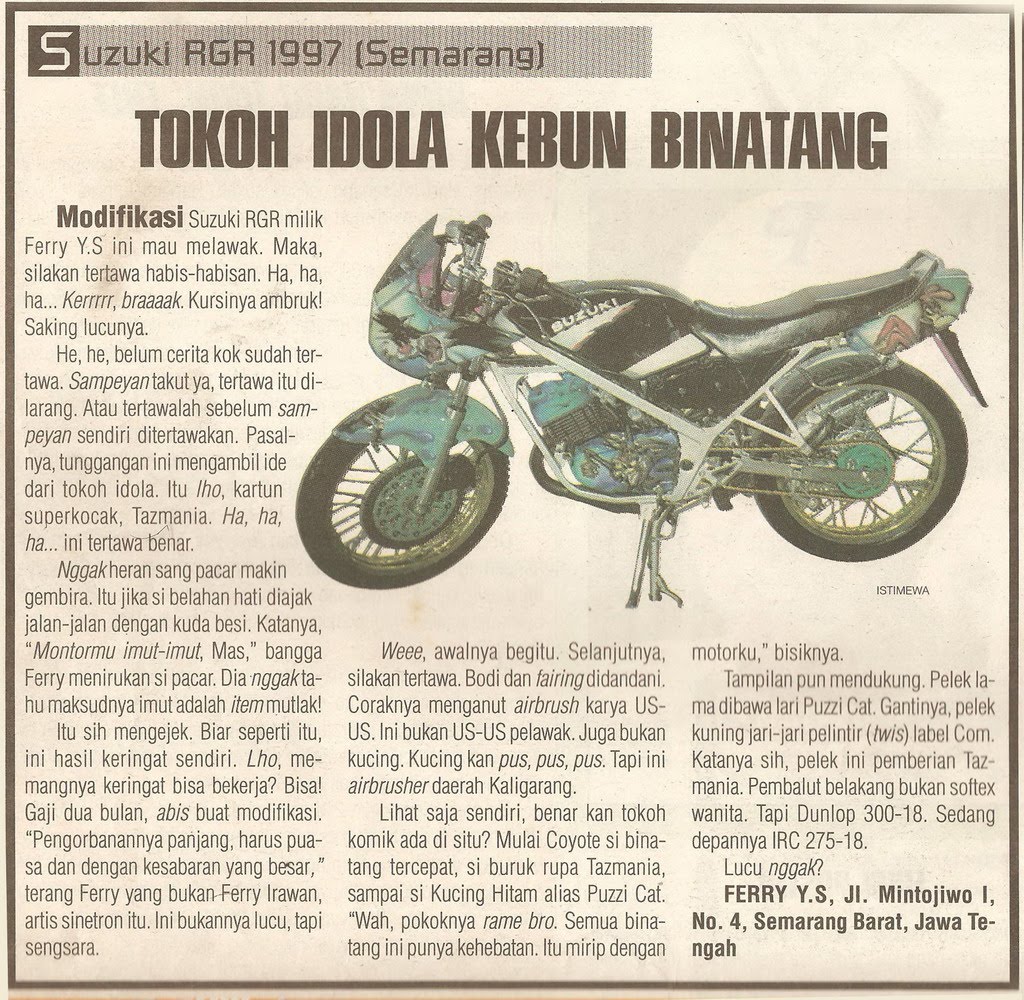 World of Ride: Modifikasi RGR