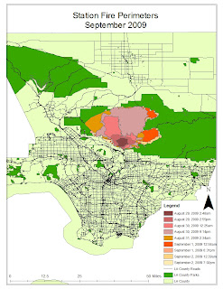 Erin Biswell: Lab 7 - Station Fire of Los Angeles County