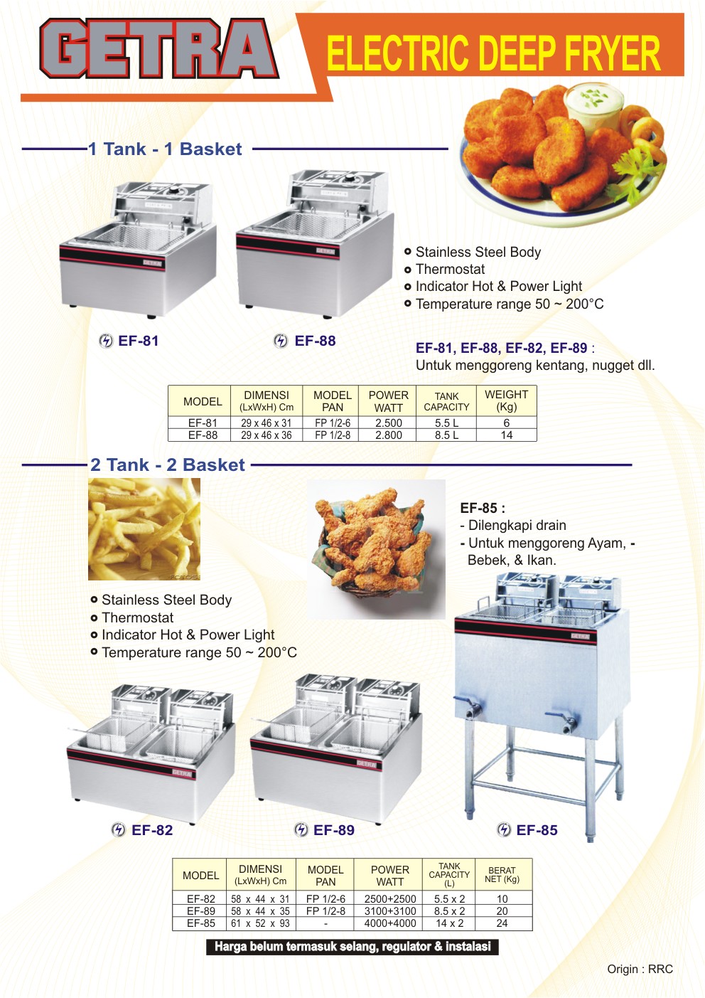 Fomac Indonesia - Mesin Pengolah Makanan : GEA-GETRA EQUIPMENT RESTO