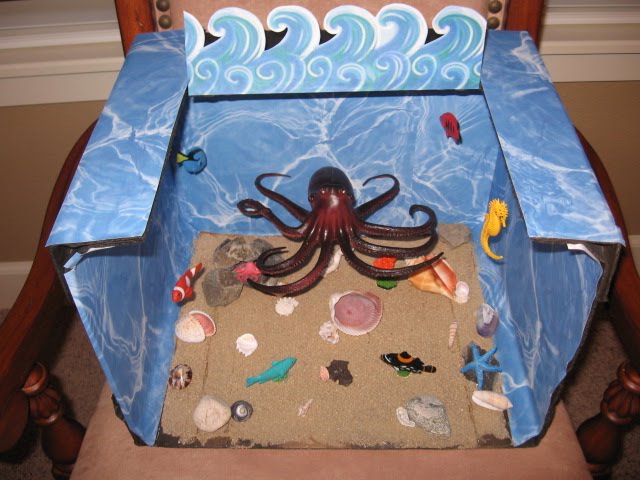 The Pimentel Family: Justin's Octopus Diorama