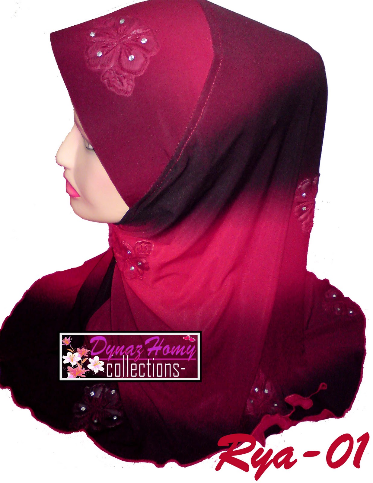 Dynaz Homy Collections: Tudung Aliya Bunga Raya..