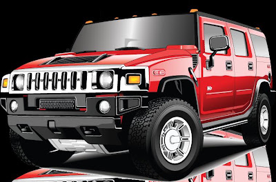 El Rincon del Teacher: Hummer Rojo Vectorizado