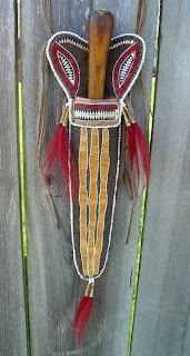 Contemporary Makers: Lenape (Delaware) Quilled Neck Knife Sheath by ...