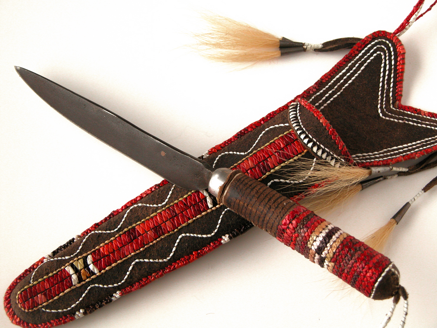 Contemporary Makers: Shawn Webster Quilled Knife Handle and Sheath