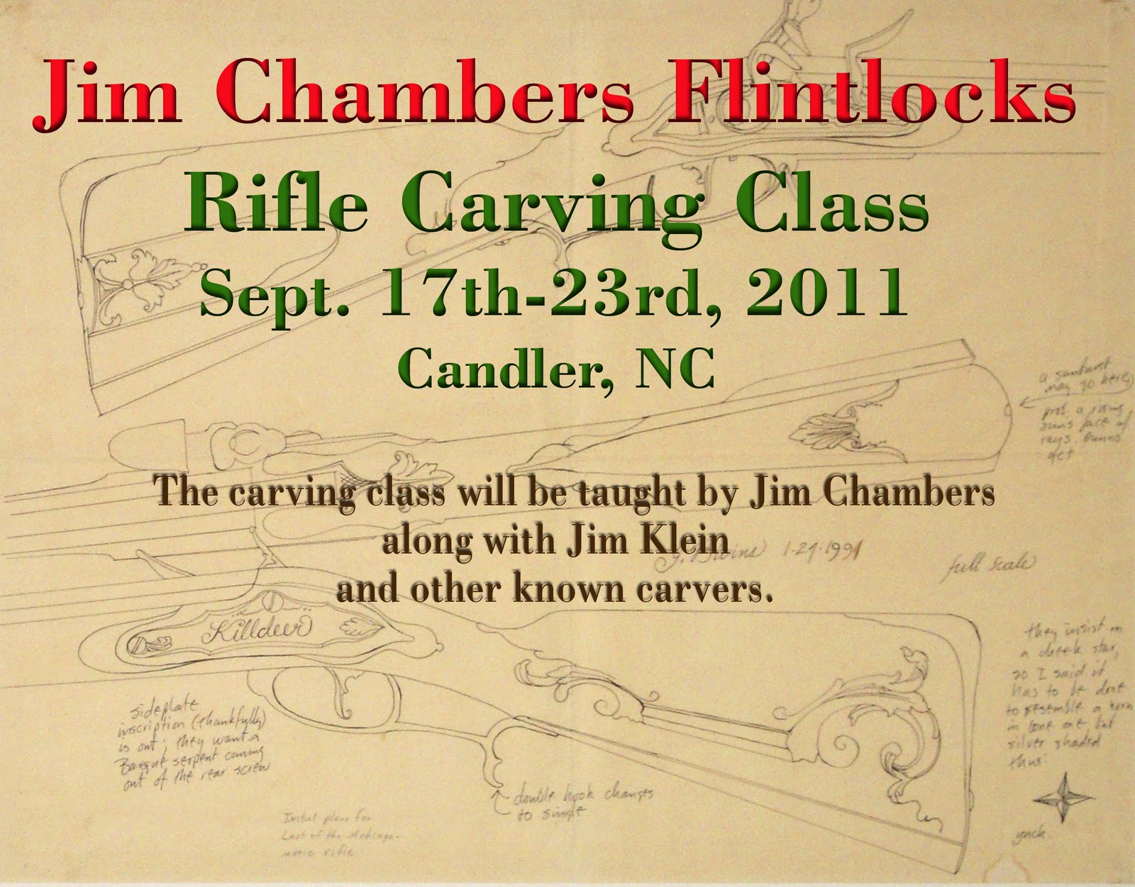 Contemporary Makers: Jim Chambers Flintlock Classes in 2011