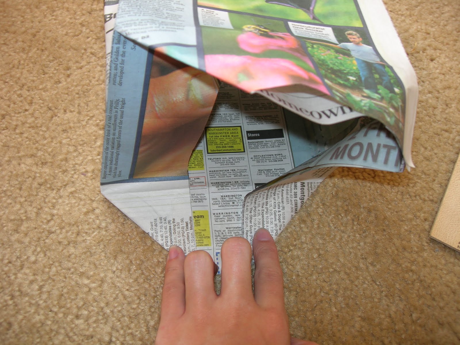 Chocolate Covered Bridges: Repurposing Newspaper