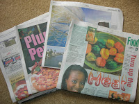 Chocolate Covered Bridges: Repurposing Newspaper