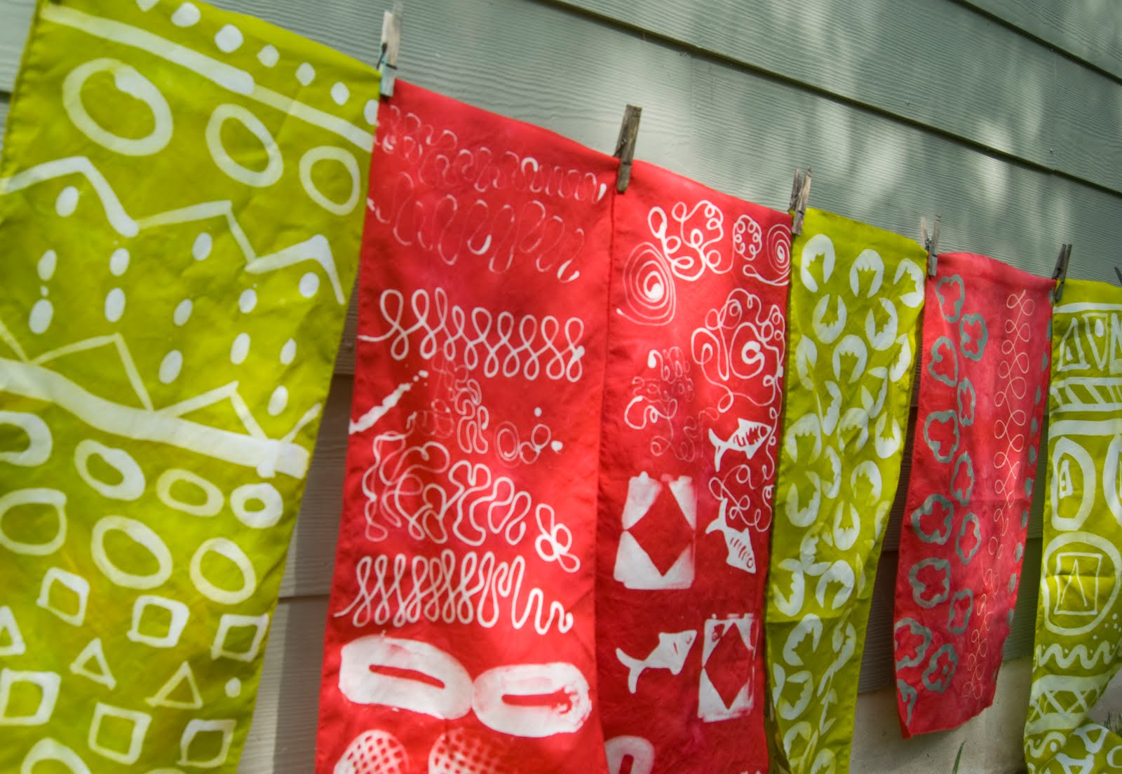 a stitch in dye: Dyeing to Learn Batik