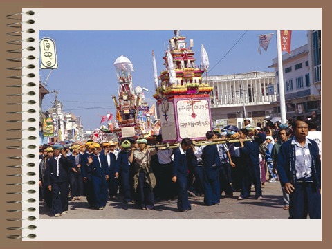 ENCHANTING MYANMAR: KAHTEIN CEREMONIES