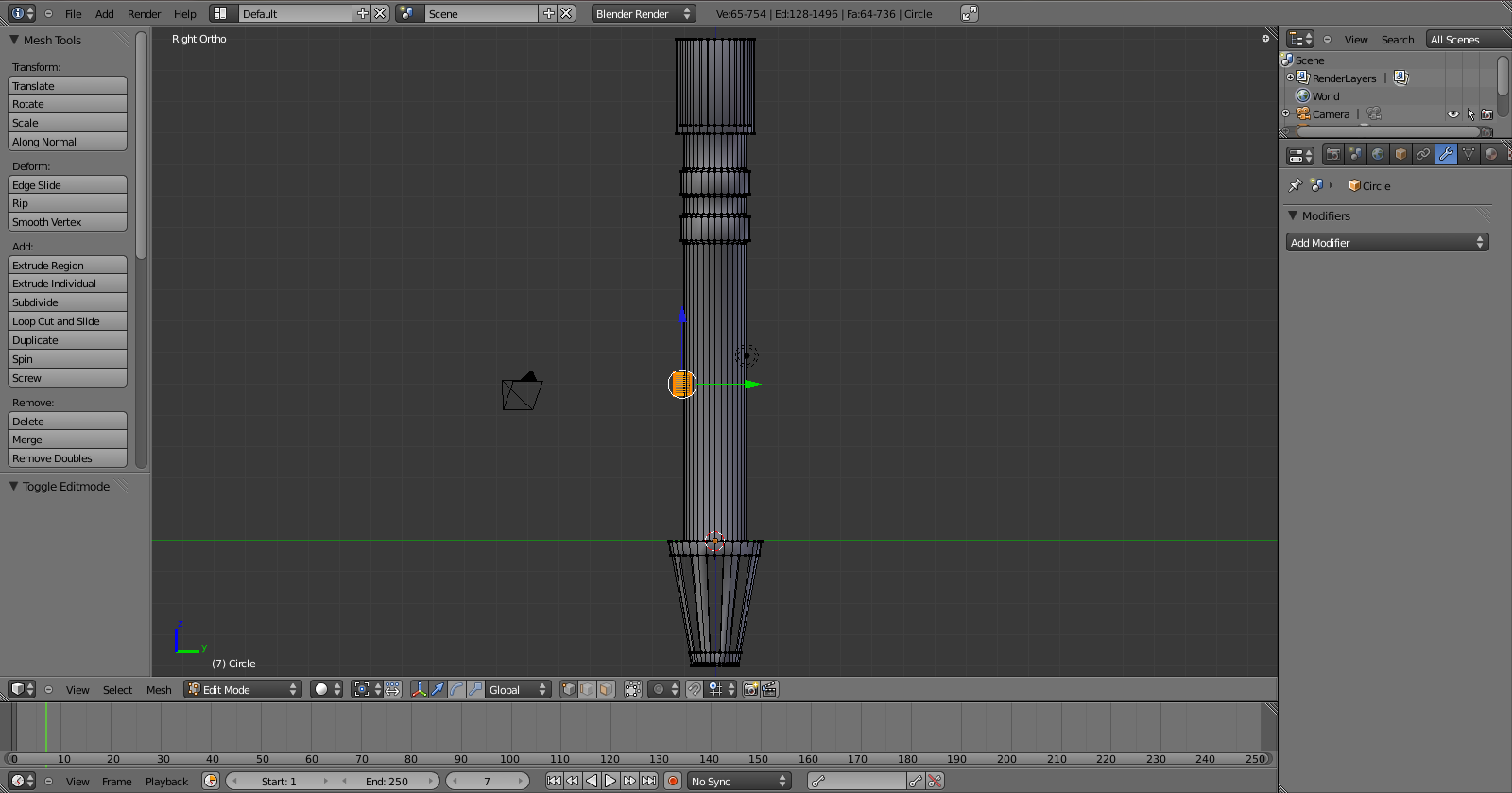 SSimpossible's Blender Tutorials: How to Create a Lightsaber in Blender - Part 1 (Modeling)
