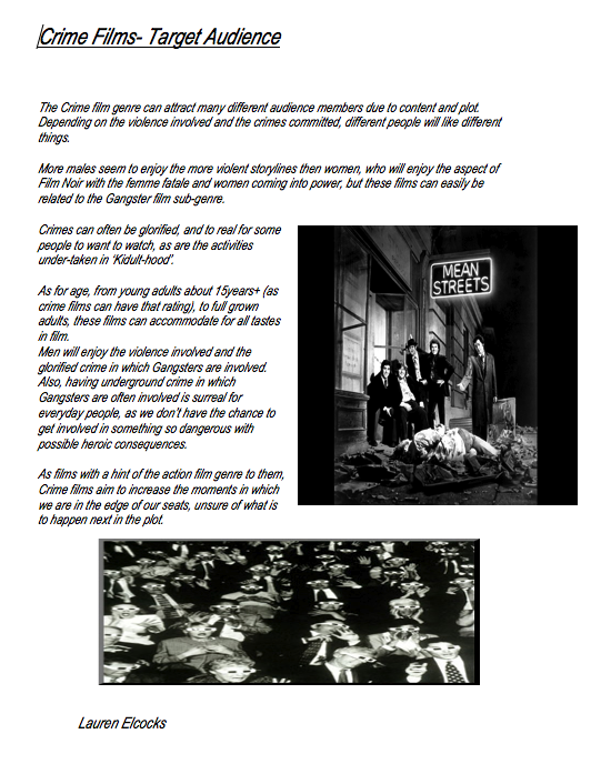 Lauren Elcocks Crime Film Foundation Portfolio: Research: Crime Film ...
