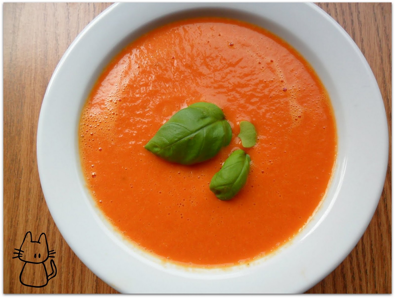 La tête dans le chaudron: Potage aux poivrons grillés