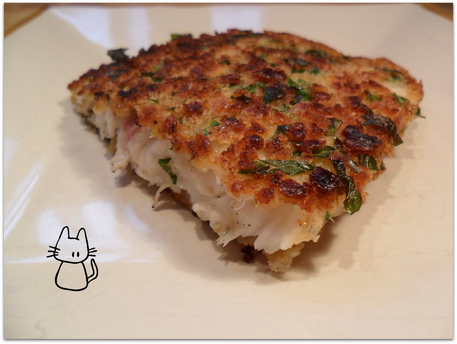 La tête dans le chaudron: Filets de poisson en croûte citronnée