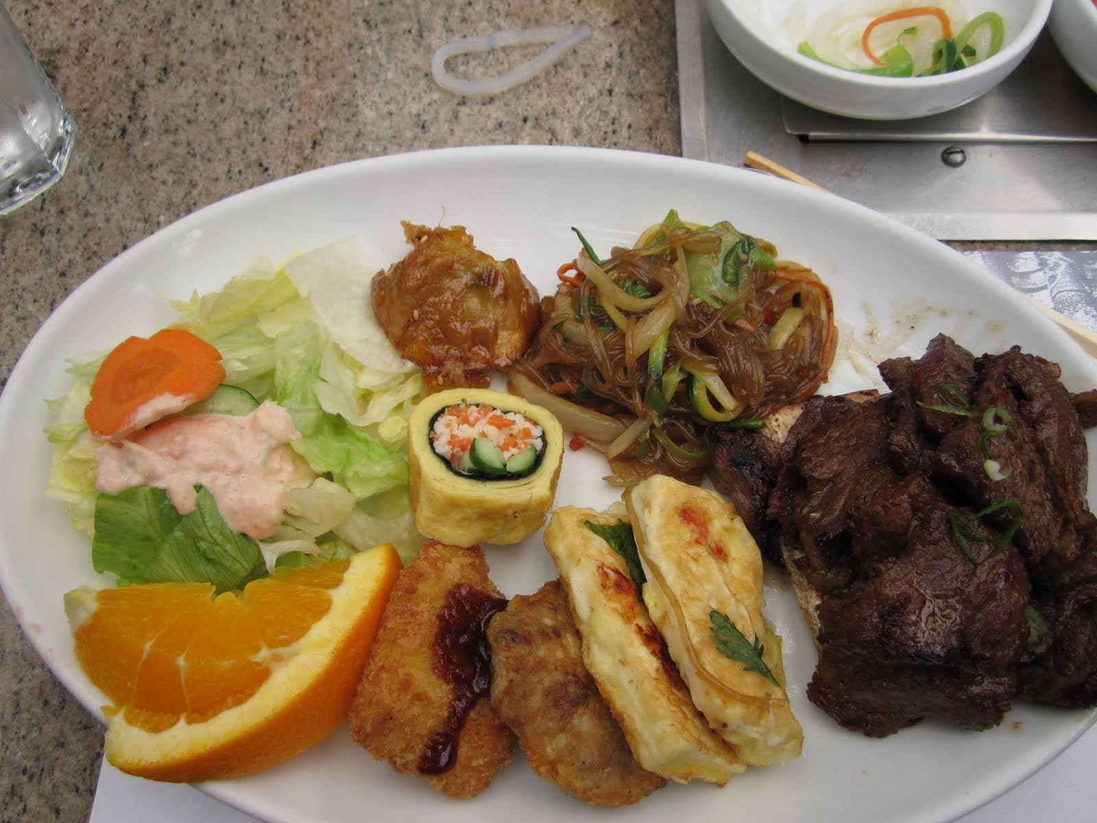 Travel Smart: [Los Angeles] [Korean] Chosun Galbee - 精緻韓國烤肉店 (午餐篇)