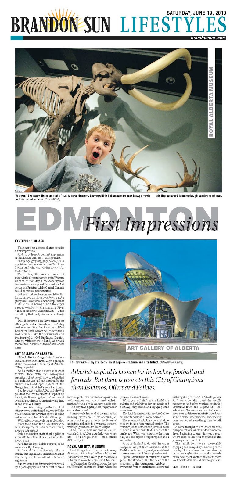 Something News Under the Sun Stories from The Brandon Sun By Stephen A ...