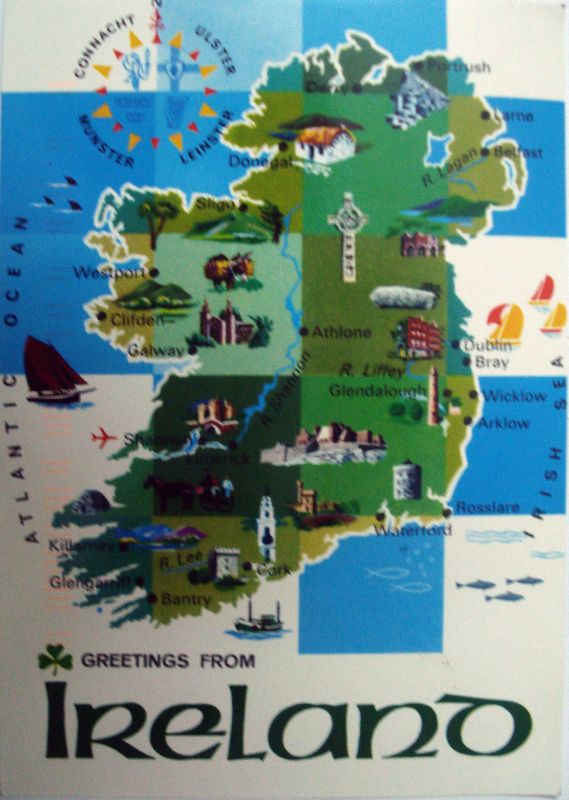 FDC Gallery | Cover Collection | Philately: Postcard from Ireland