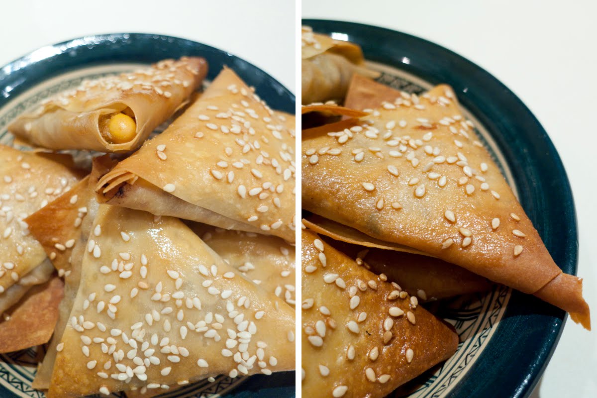 GASTROnomi: Fried onion & chickpeas sambusac