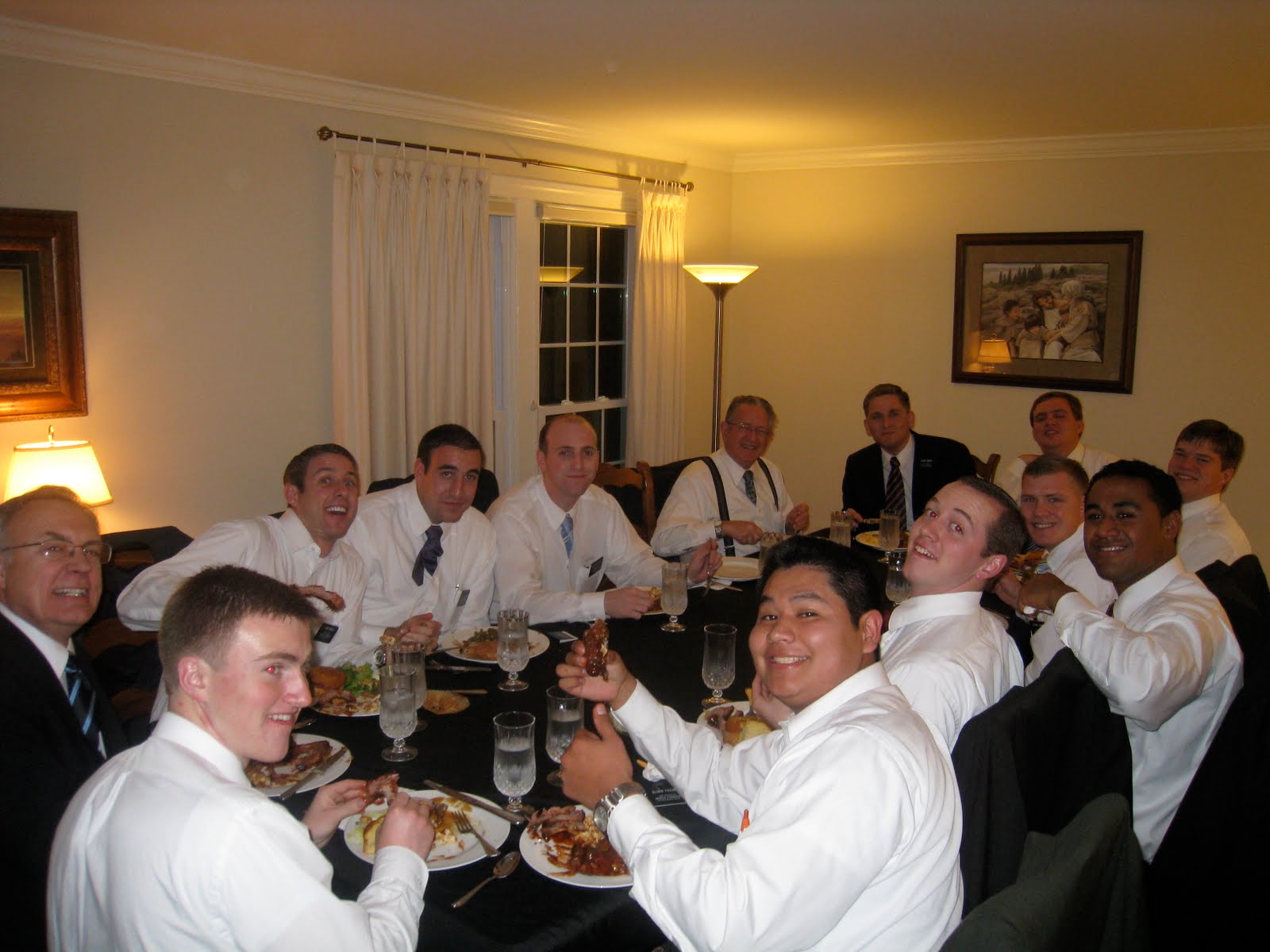 WASHINGTON D.C. SOUTH MISSION: Departing missionary Dinner at Mission ...