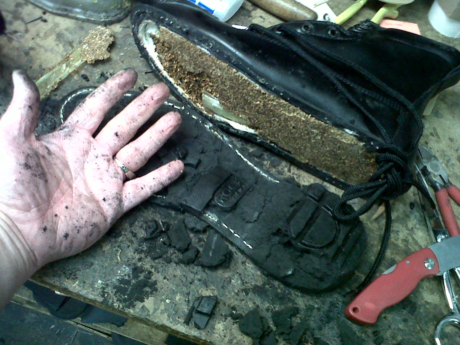 Xenia Shoe and Leather Repair: Your crumbling Rocky boots.