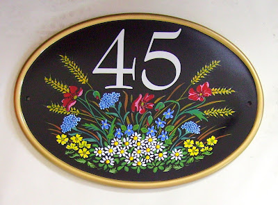 Pictorial House Signs from Yoursigns Ltd: House Number Plaque with wild ...