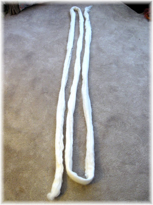 the treadler dot blogspot dot com: How to Braid Wool Roving or Top