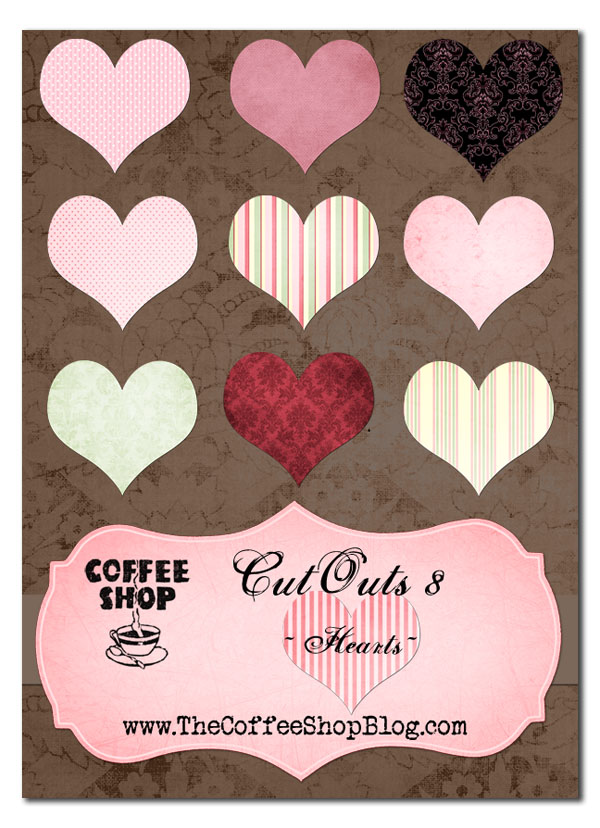 The CoffeeShop Blog: CoffeeShop CutOuts 8: Hearts!