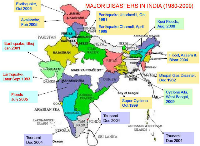 Pramod's MPSC /UPSC Portal: Major Disasters in India
