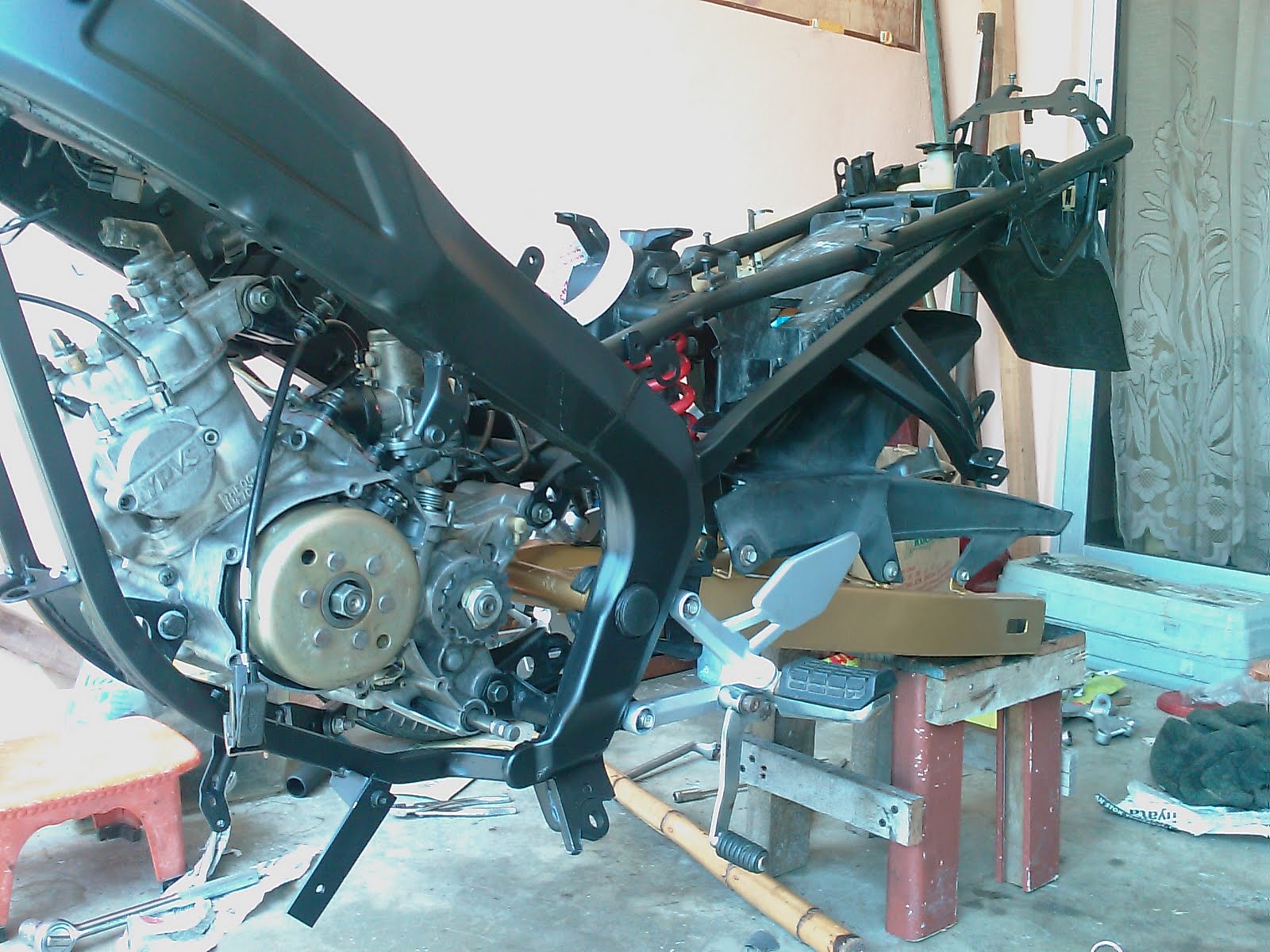 Classic Honda Club * Puncak Alam *: Projek Yamaha TZM 150