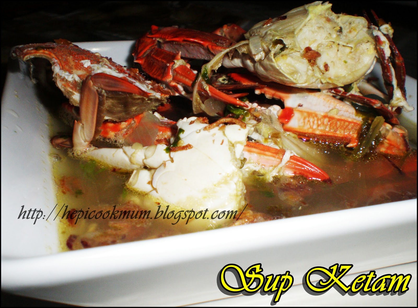 Hepi Cook Mum: Sup Ketam